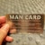 Man Card Individual Card - Etsy