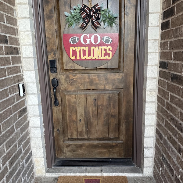 Front Door Decor | Football Sign | Sports Sign | Football Gift ...