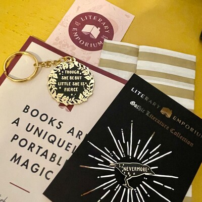 Hermia 'little but Fierce' Keyring Enamel Keychain - Etsy