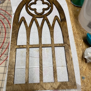 Cathedral Window Designs, Architectural Wood Wall Decor, Window Cutouts ...