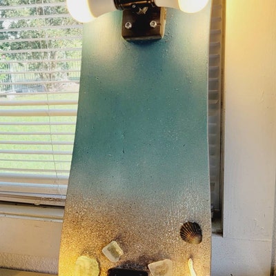 Skateboard Lamp Checkerboard - Etsy