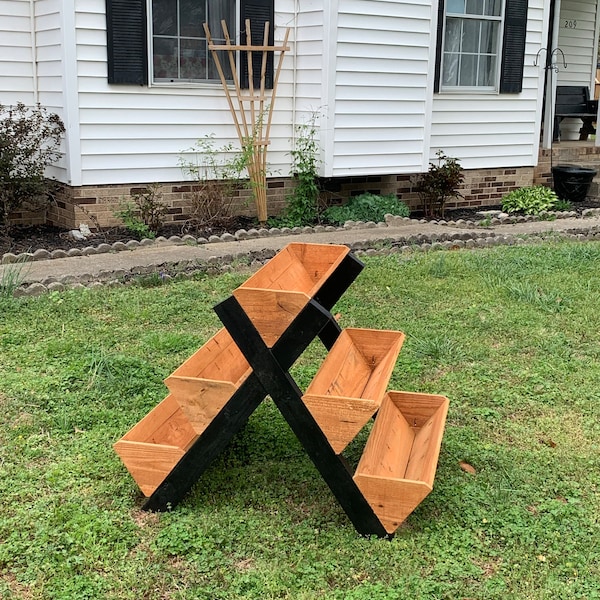 5 Box Tier Planter Digital Plans, Multi-tier Planter/ Herb Box Planter ...