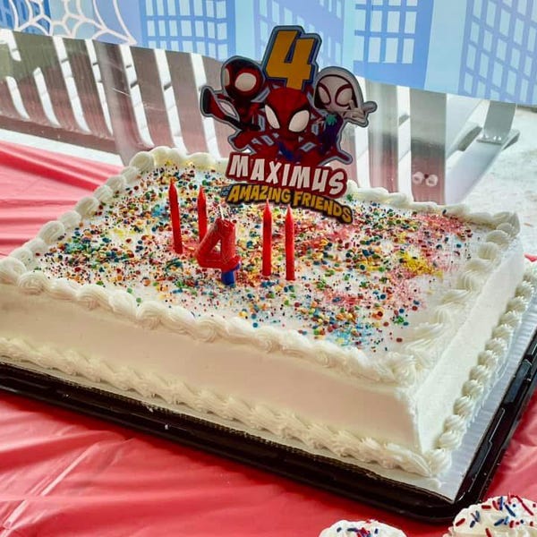 Personalized Character Cake Topper - Etsy