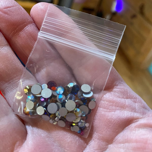 Swarovski Crystal Rhinestone Repair Mix Lot Kit Common Colors Sizes 2mm ...