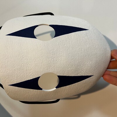 Custom Design Blank Face Plate Round Resin Mask Masks Made to Order - Etsy