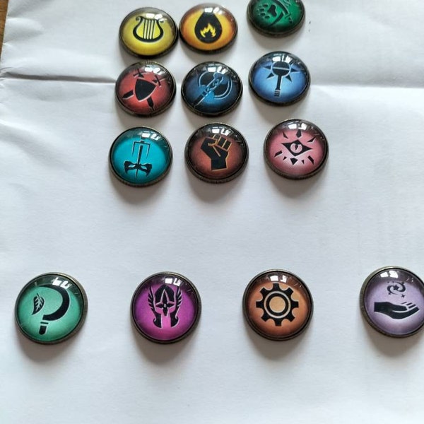 Dungeons and Dragons D&D 5E Compatible Premium Brass Backed Class ...