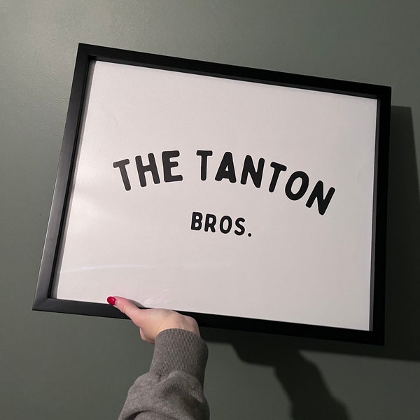 Personalized Name Brother Downloadable Print, Sibling Wall Art, Bros ...