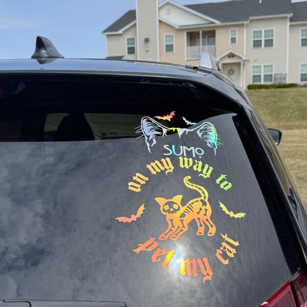 Support Your Local Cryptids Bumper Decal, Spooky Car Accessories ...