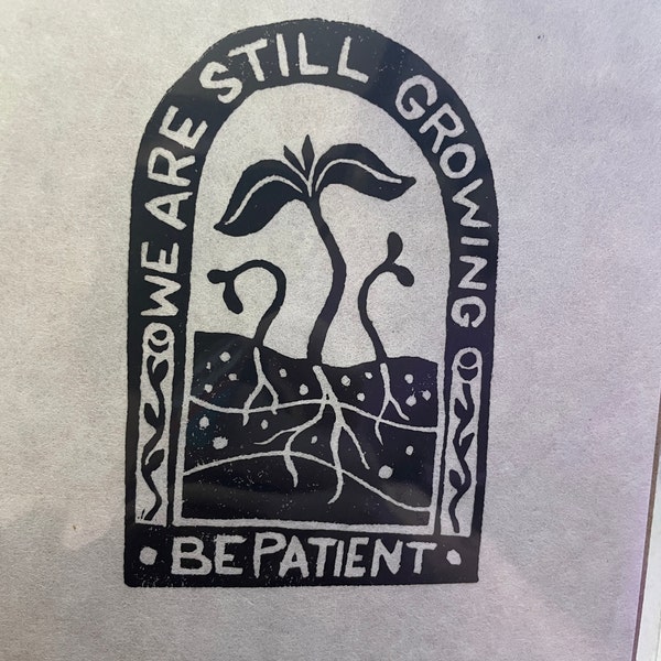 The Clouds in Washington | Linocut Reproduction Print | Puget Sound PNW ...