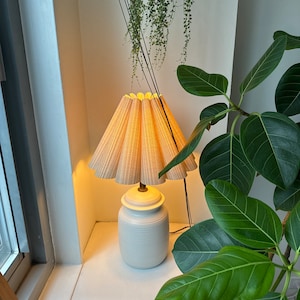 Duzy Handmade White Skirt Shape Table Lamp Shade, Ins High Quality ...