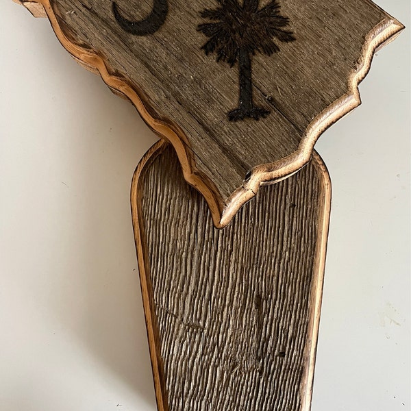 State Shaped Shoulder Mount Plaque - Etsy