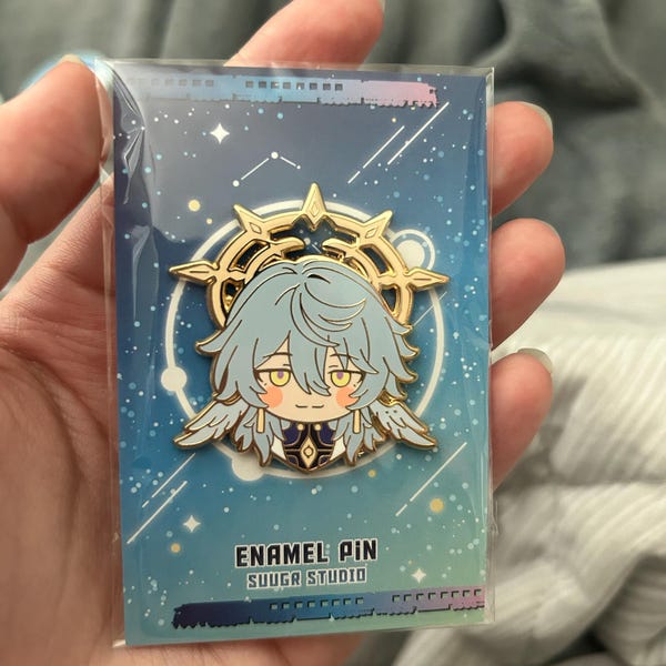 HSR Sunday and Robin Honkai Star Rail Hard Enamel Pin, Christmas Gift ...