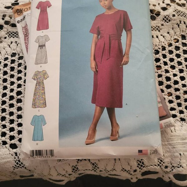 Uncut Simplicity Sewing Pattern R10246 10246 8981 S8981 Misses' Front ...