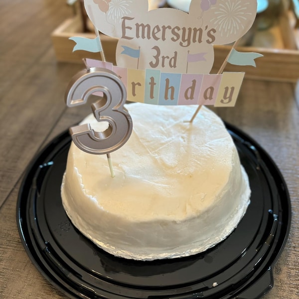 Editable Name Birthday Cake Topper, Printable Happiest Birthday on ...