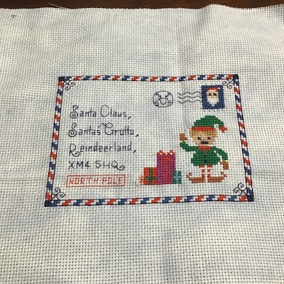 Letter to Santa Cross Stitch Pattern digital Format PDF - Etsy