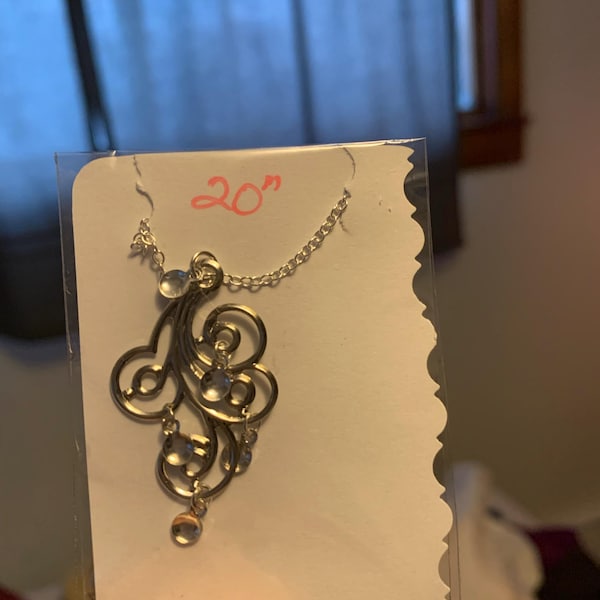 Solveig - Traditional Norwegian Filigree Scroll Sølje Style Necklace ...