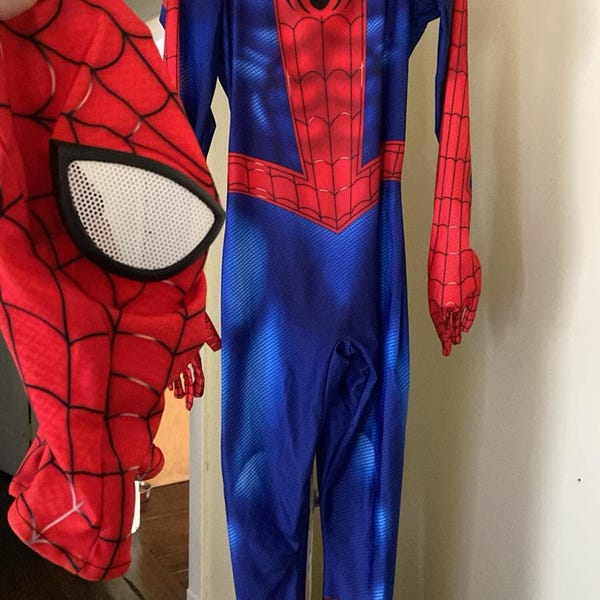 Scarlet Ben Rilley Spider Spider Suit Cosplay Costumedetached Mask - Etsy