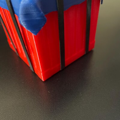 PUBG Inspired Battle Royal Airdrop Crate / Supply Drop and Helmet 3D ...