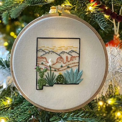 New Mexico State Embroidery Pattern Instant Digital Download PDF ...