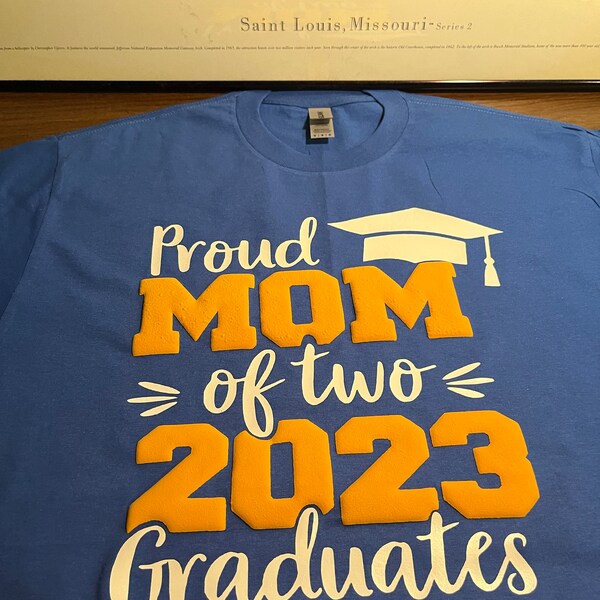 Proud Mom of Two 2025 Graduates SVG, Two Graduates SVG, Proud Mom ...