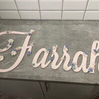 Large Name Sign Large Name Sign for Nursery Large Wall Art - Etsy UK