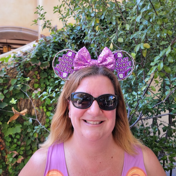 Damsel Mouse Ears | 3D Printed Ears | Megara | Damsel in Distress - Etsy