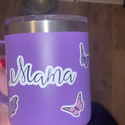 Purple Mini Butterflies 9 PC Sticker Pack Aesthetic Stickers ...