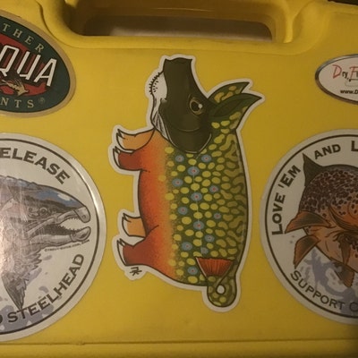 Toad Brown Trout Decal - Etsy