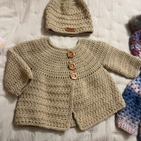 CROCHET PATTERN & VIDEO/ Mini Pop Cardigan Crochet Pattern / Easy Top ...