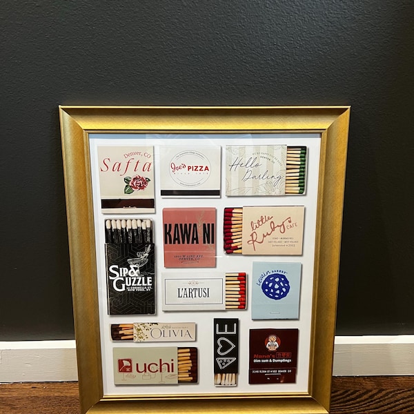 CUSTOM MATCHBOOK ART | Personalized Digital Matchbox Gift | Large ...