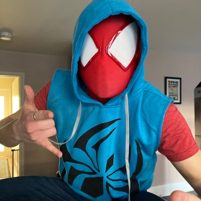 Scarlet Spider Ps 4 Shell and Lenses With Cloth Mask - Etsy