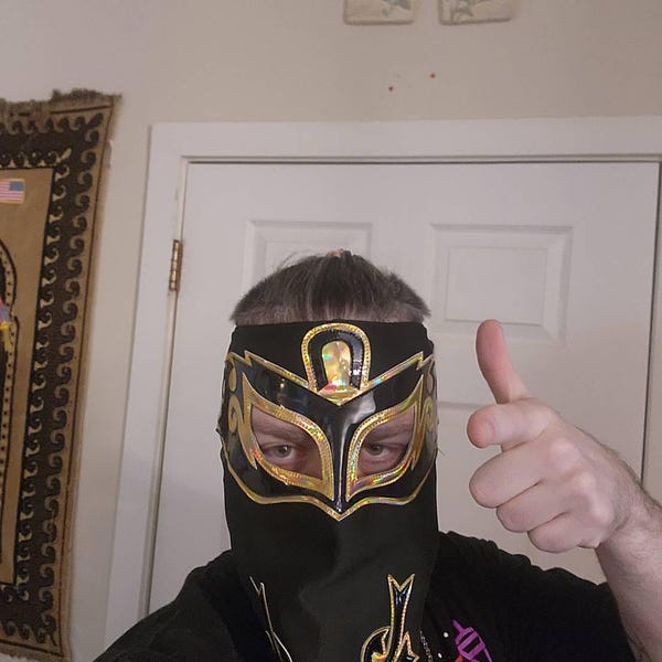Hand Made TEMPLAR MASK Wrestling Mask Luchador Costume Wrestler Lucha ...