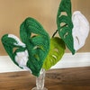 Crochet Peace Lily Pattern Photo Tutorial Crochet Plant Pattern - Etsy