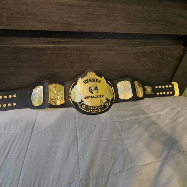 NWA Big Gold Heavyweight Championship Wrestling Belt Dual Plated Wwe Replica Wwf Iwgp Nwo Wbc ...