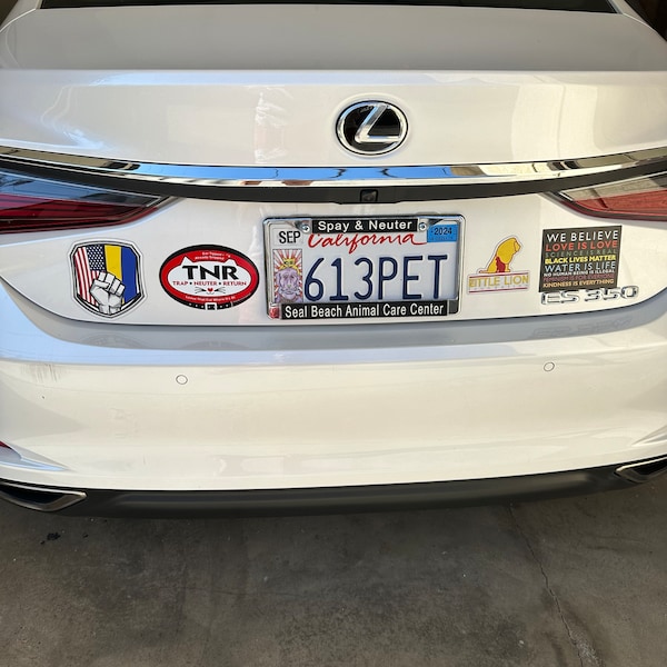 DECAL - I Love Feral Cats - 4x6 Oval - TNR - Trap Neuter Return - Cat ...