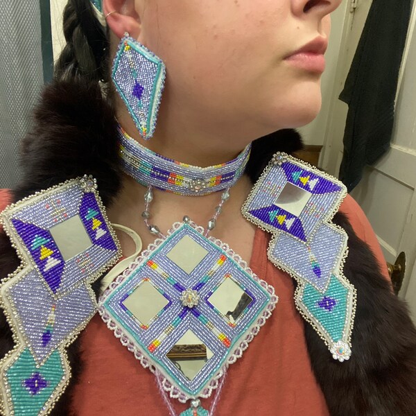Women's Pow Wow Beaded Dance Set - Etsy