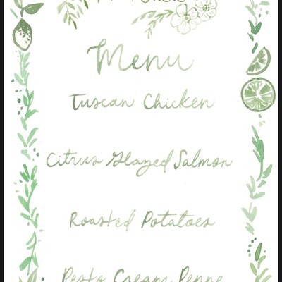 Premade Watercolor Save the Date/ Invitation - Etsy