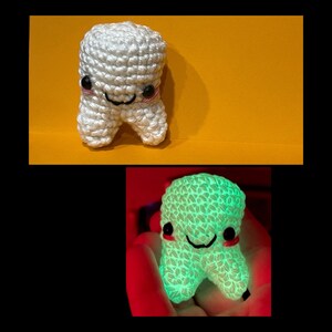 Amigurumi Molar Crochet ENGLISH PATTERN, PDF, Tooth Amigurumi Pattern ...