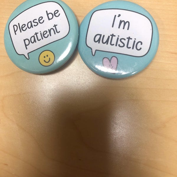 Autism Badge Set INCLUDES 6 Badges Badge Packs Autism Gift Autism ...