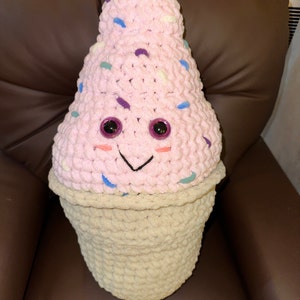 Ice Cream Cone Plush Crochet PATTERN Amigurumi (Instant Download) - Etsy