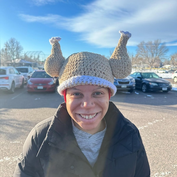 Cooked Turkey Hat Crochet Pattern - Etsy