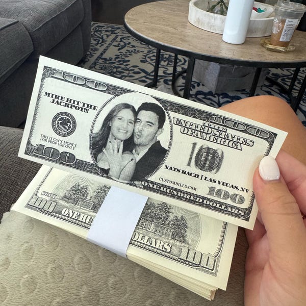 Prop Custom Fake Money Cash Bills Play Bachelorette Party Birthday ...