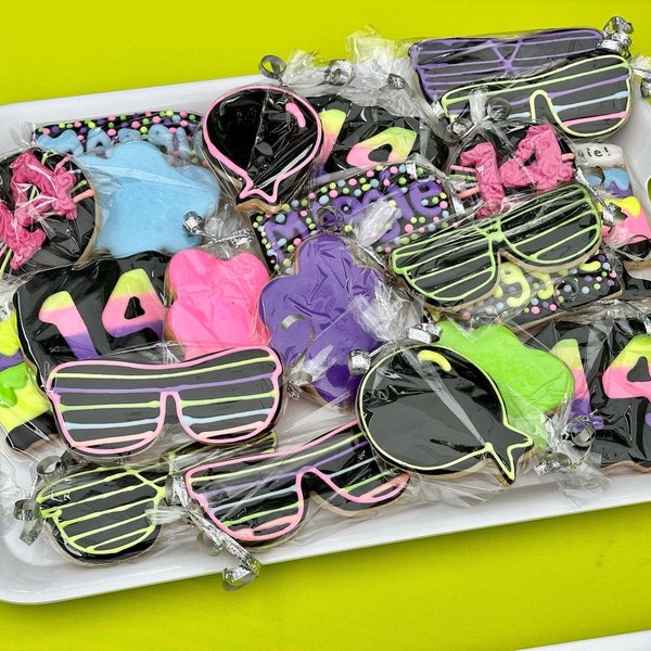 Glow in the Dark/ Neon Sugar Cookies - Etsy
