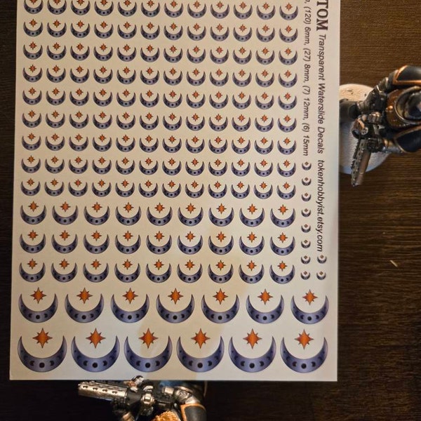 Waterslide Decals and Transfers for Tabletop Miniatures / Roleplaying ...