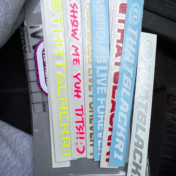 Custom Vinyl Decal for Motorcycle Helmet / Visor Strip / Racing Sticker ...