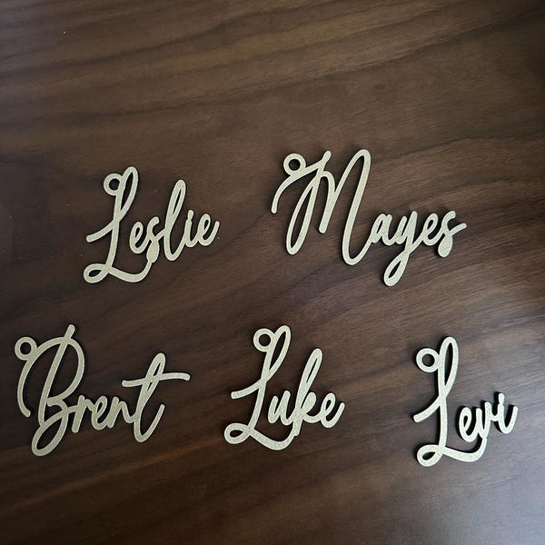 Modern Wedding Name Plate Setting Acrylic Wedding Name Place Card ...