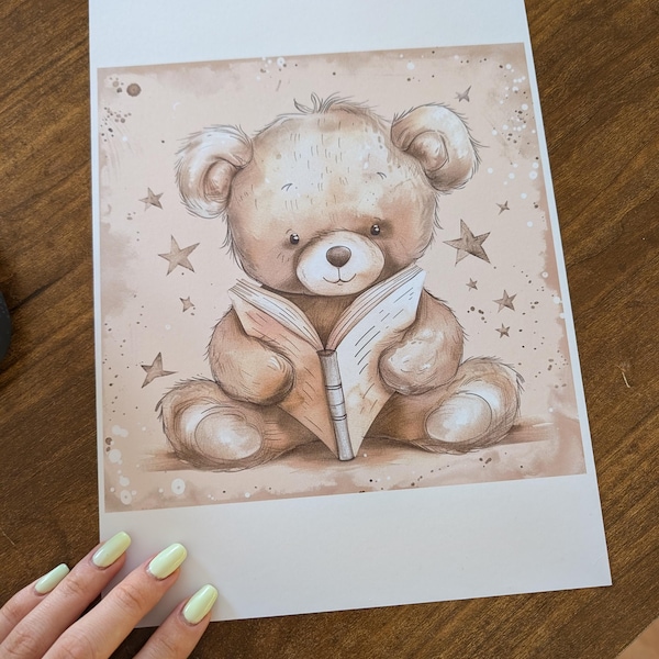 Printable Enchanted Desert Digital Paper, Western Background, Sahara ...