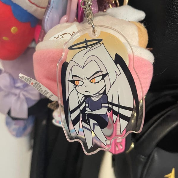 Lute - Hazbin Hotel Keychain - Cute Chibi Lute Charm - Etsy