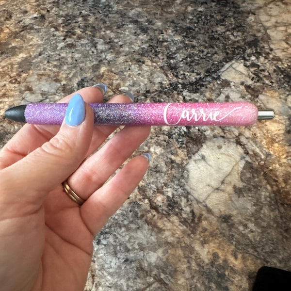 Ultimate Ombre Glitter Pens, Pink Blue Aqua Teal Purple Green Yellow ...