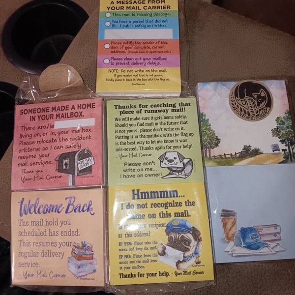 Sticky Note Pad for Mail Carriers 3 X 3 CURRENT RESIDENT Post-it® Notes ...